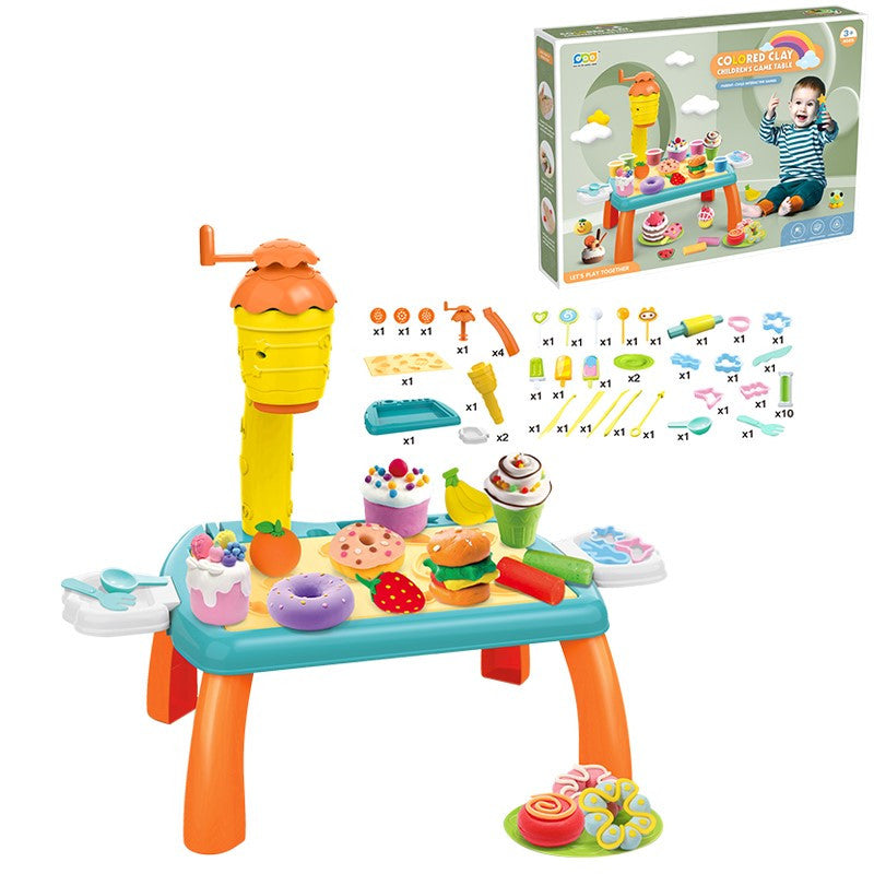 Colored Clay Children Game Table | Clay Toy For Kids – The Toy Factory