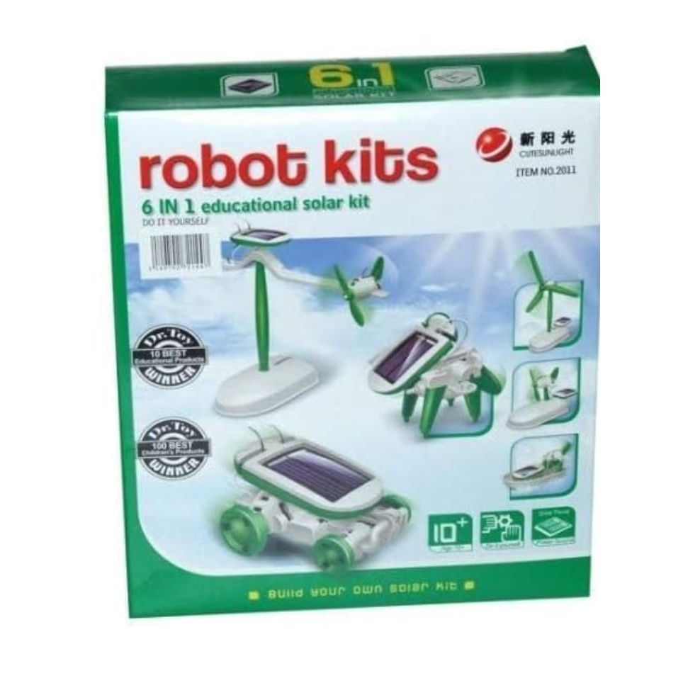 Robot Kits | Solar Educational Kit | 6in1 Solar Learning Kit – The Toy ...