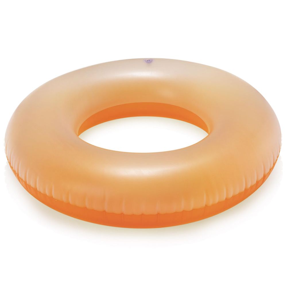 Inflatable Frosted Neon Swim Ring | Floating Swimming Tube – The Toy ...