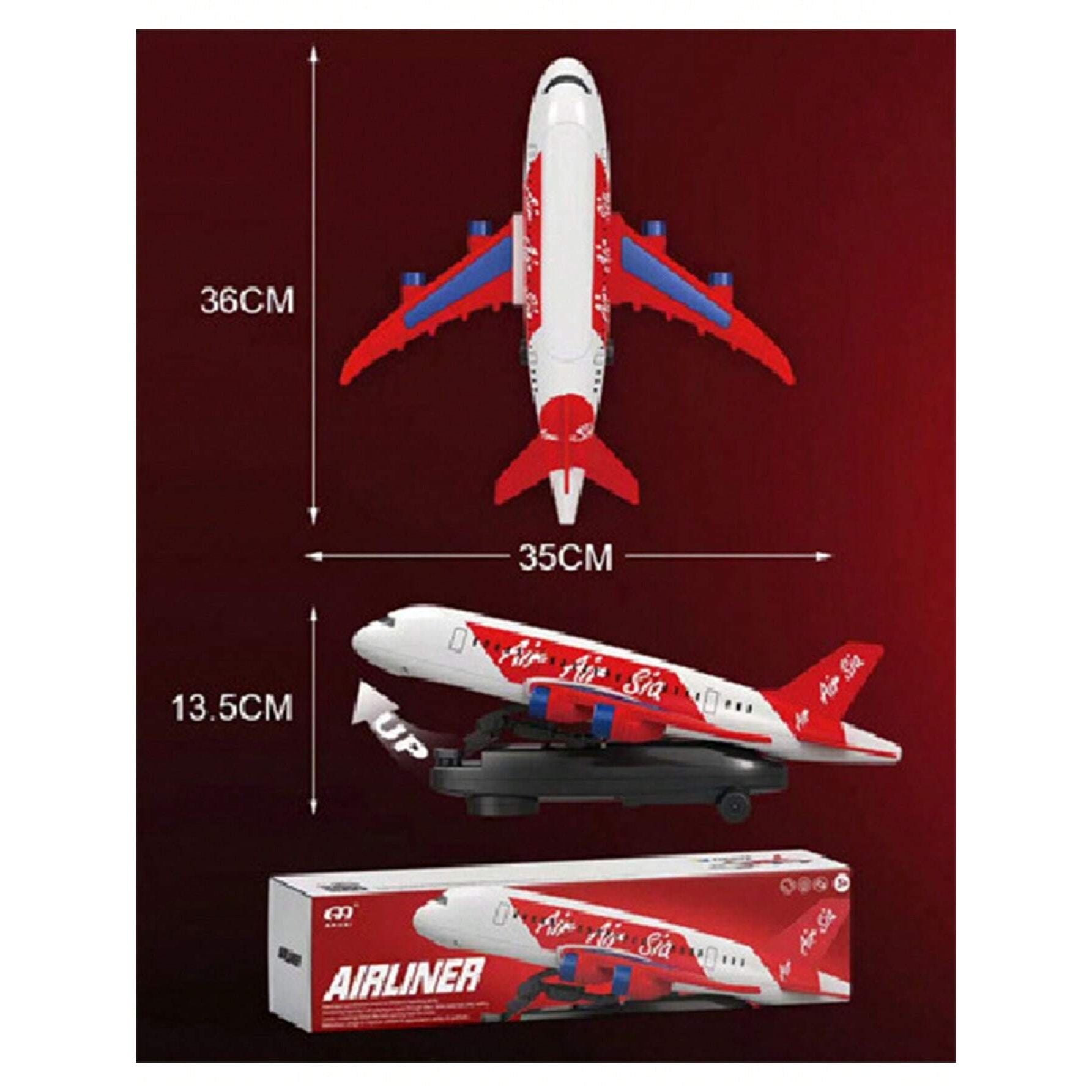 Airliner Plane | Zero Air Craft Toy For Kids – The Toy Factory