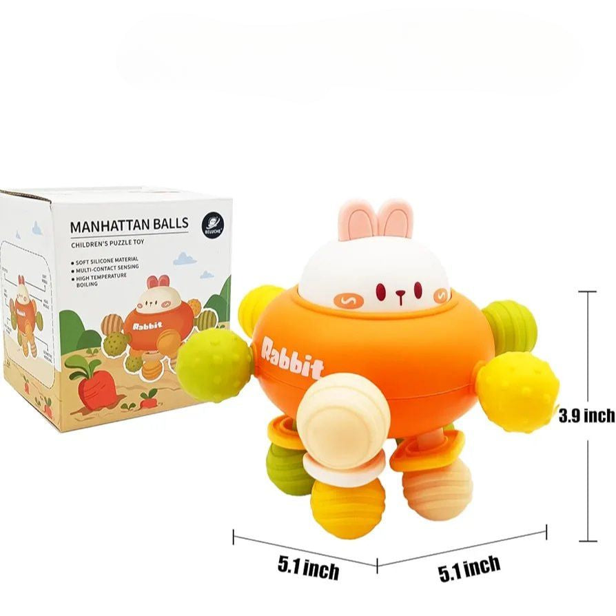 Manhattan Ball Rabbit | Multifunctional Toy For Baby – The Toy Factory