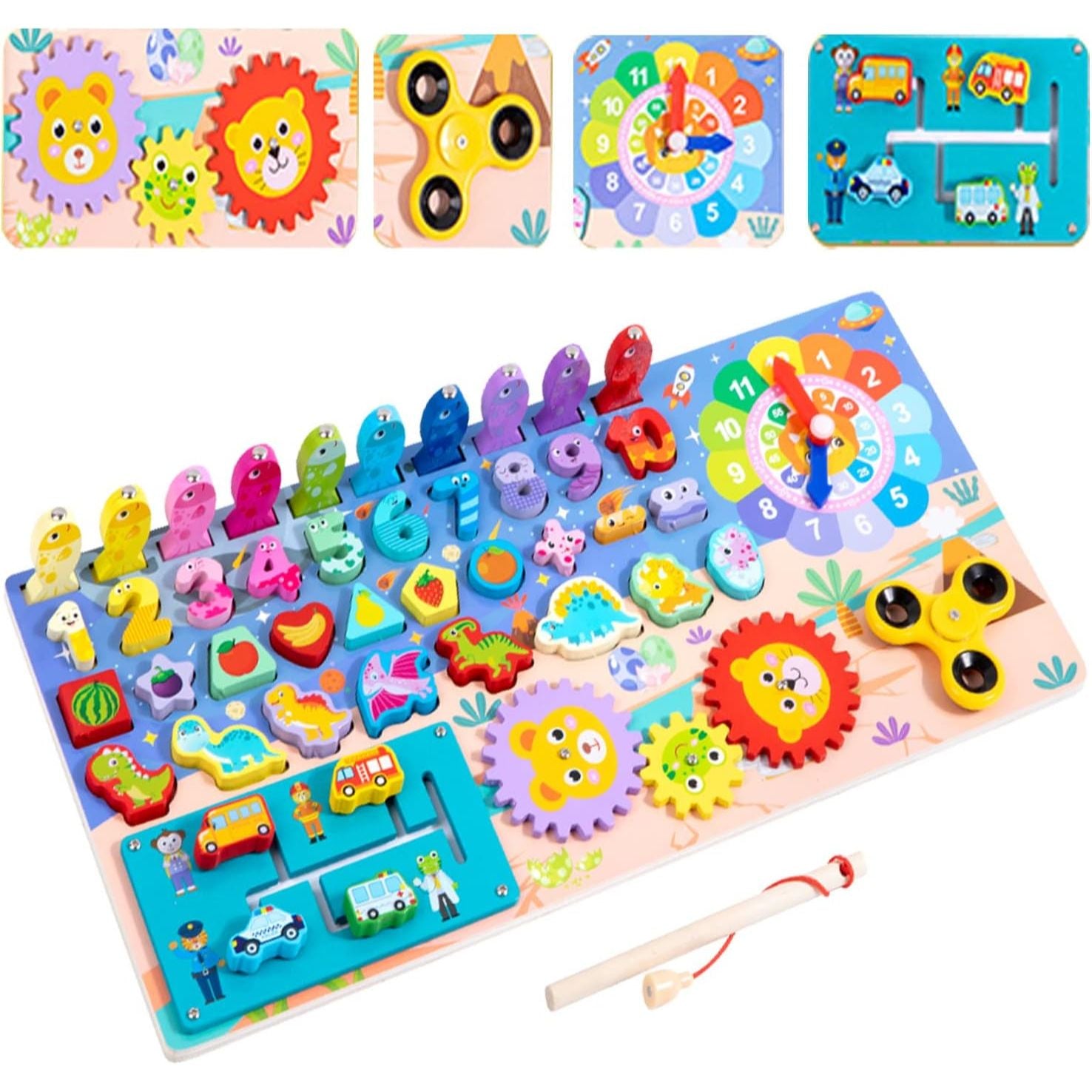 Multifunctional Logarithm Board Game | 8 Parts Kids Learning Toy – The ...