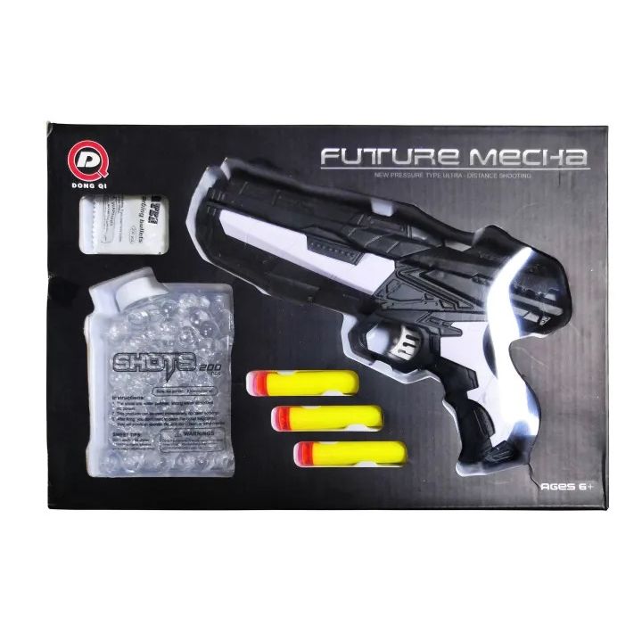 Soft And Water Bullet 2-In-1 Mecha Pistol Gun – The Toy Factory