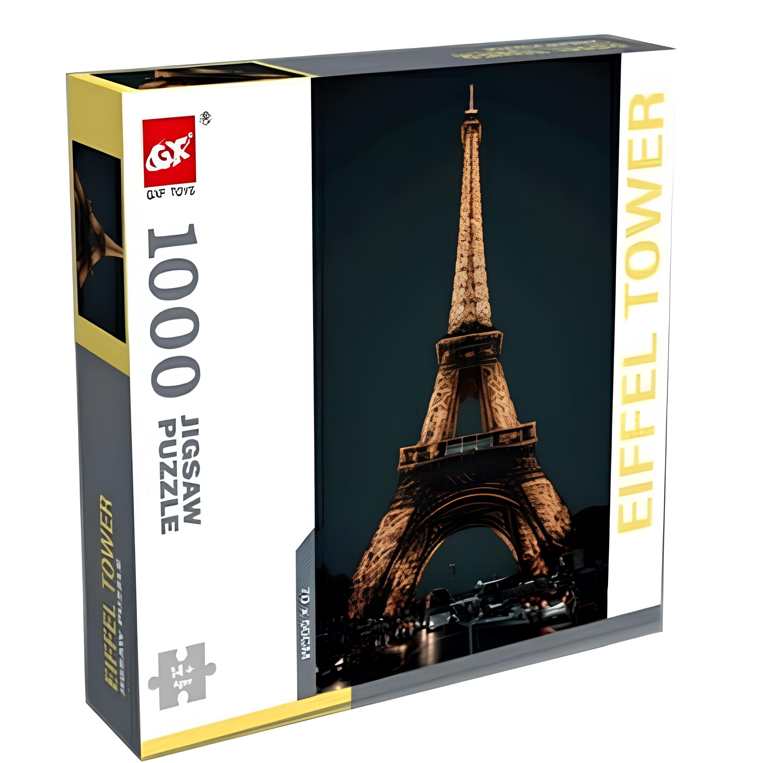 GFX Toys Puzzle | 1000 Pieces Jigsaw Puzzle | Eiffel Tower Puzzle – The Toy Factory