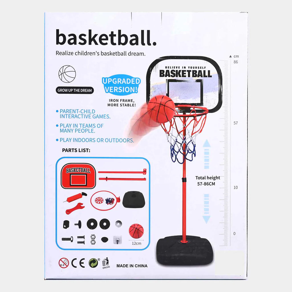 Portable Basketball Hoop With Adjustable Height Play Set For Kids – The ...