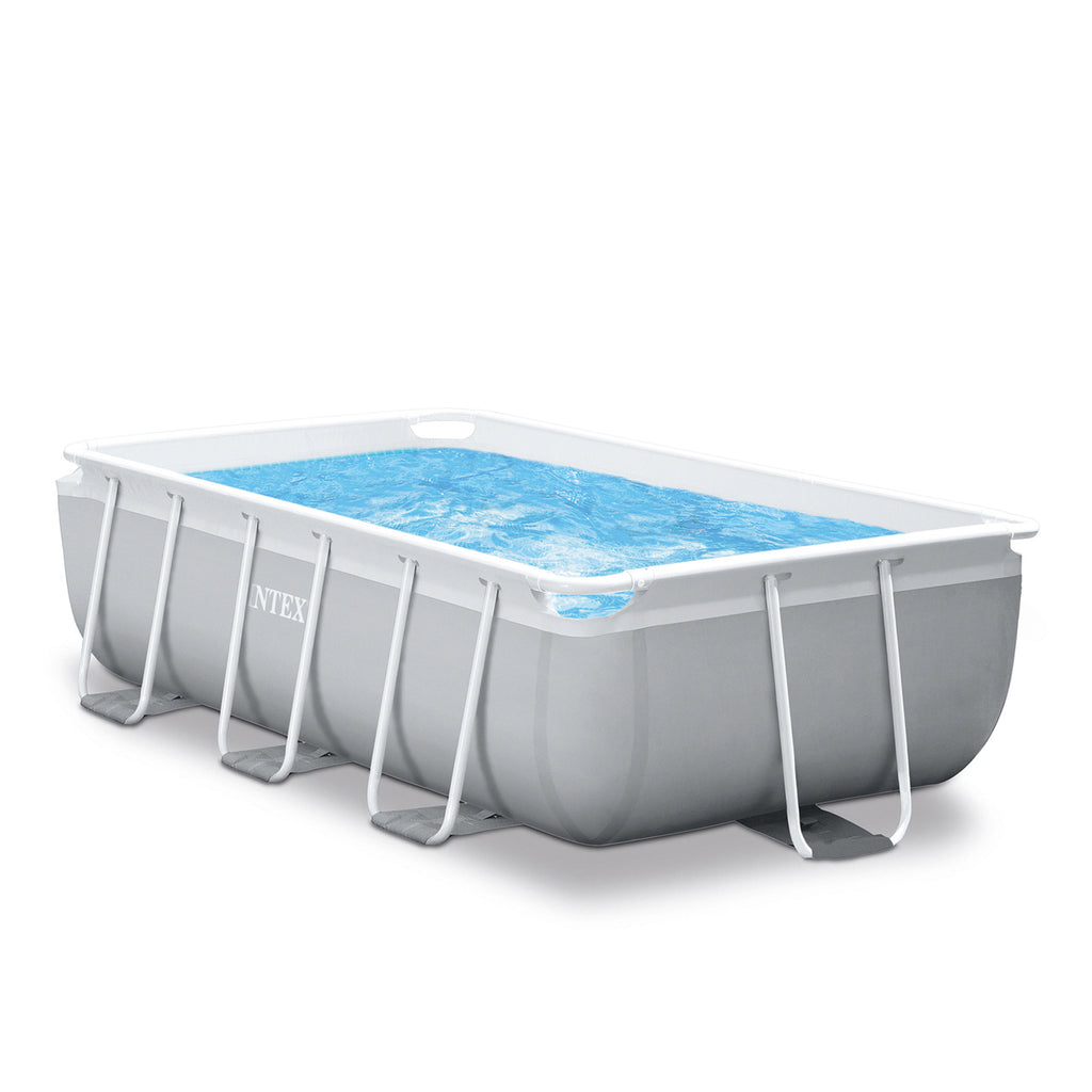 INTEX Above Ground Rectangular Pool With W-Filter Pump 9ft 10in x 5ft ...