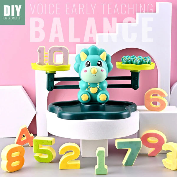 Dinosaur Math Balance Scale with Sound – The Toy Factory