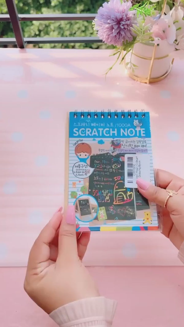 Colorful, Magical Scratch Doodle Art Book - 15 cm – The Toy Factory
