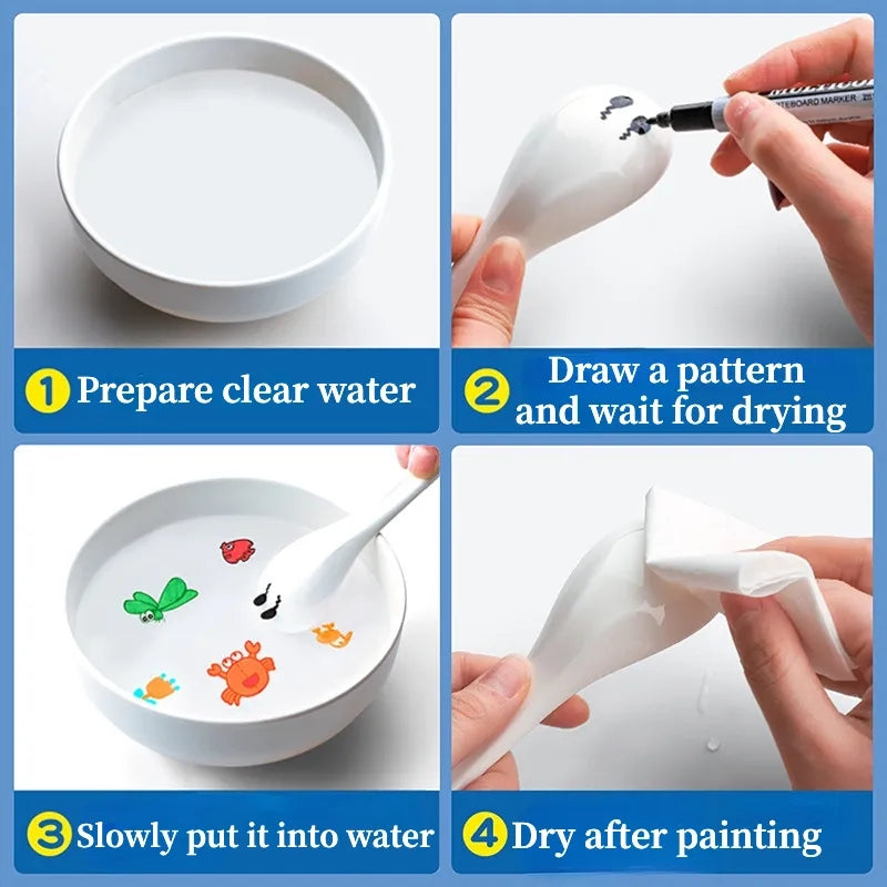 Magical Water Floating Markers | Floating Doodle Marker – The Toy Factory