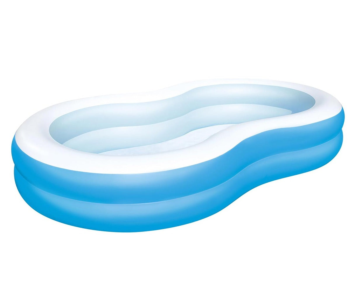 BESTWAY Family Vinyl Paddling Pool For Kids 8ft 7in x 5ft 2in x 1ft 6i ...