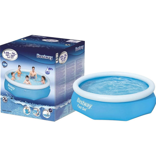 BESTWAY Round Inflatable Swimming Pool 10ft x 2ft 6in – The Toy Factory