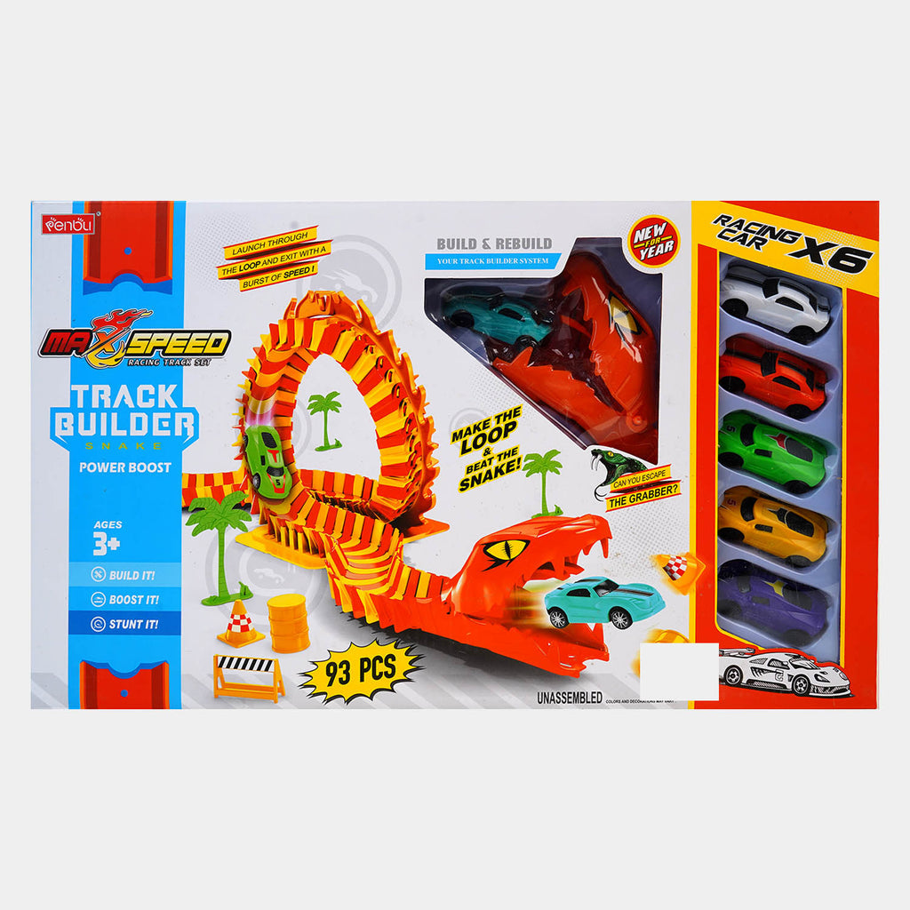 MAX SPEED RACING TRACK SET FOR KIDS | 93PCS – The Toy Factory